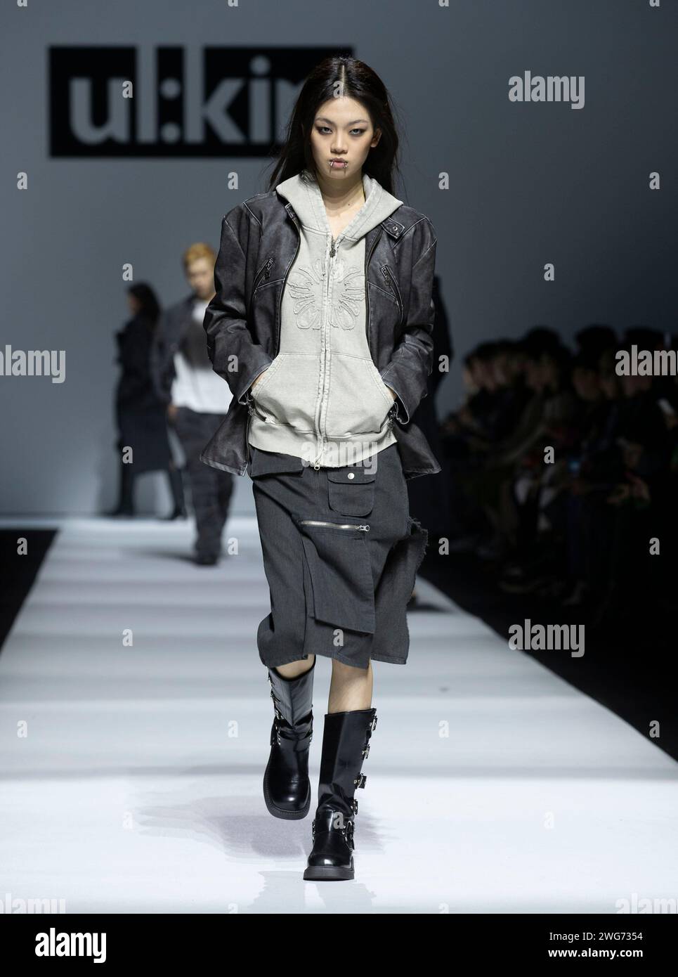 Seoul, South Korea. 3rd Feb, 2024. A model walks the runway during the ...