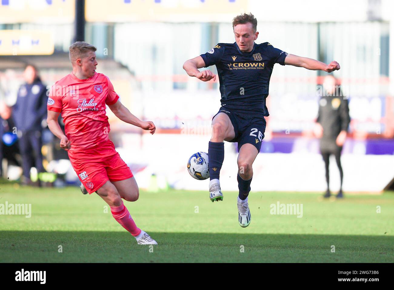 Dens Park, Dundee, UK. 3rd Feb, 2024. Scottish Premiership Football ...