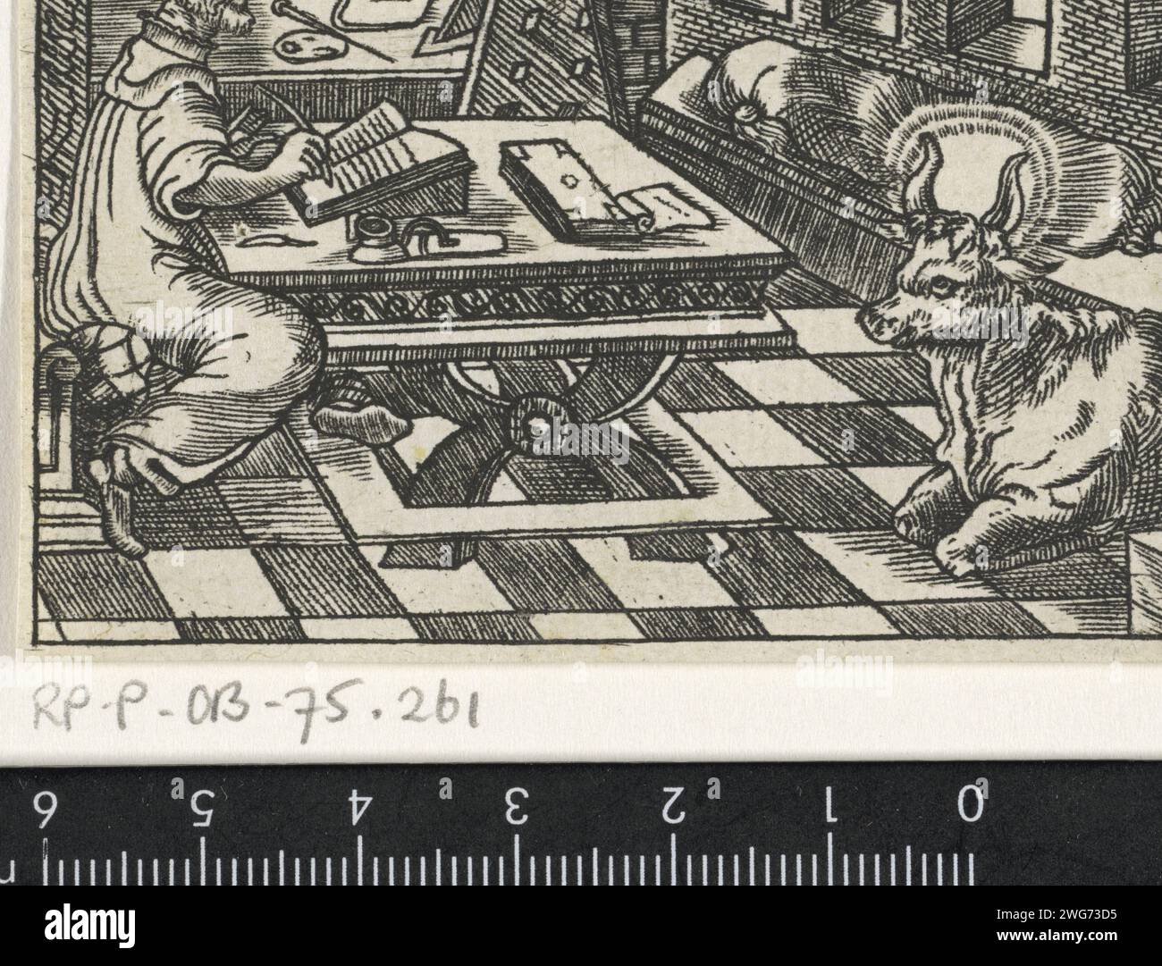 Winged ox of st luke hi-res stock photography and images - Alamy