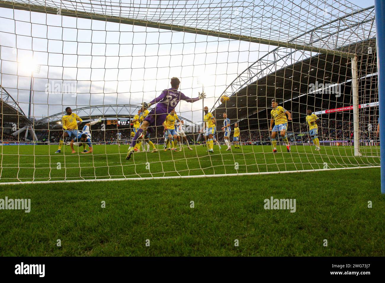 John Smith's Stadium, Huddersfield, England - 3rd February 2024 Goal ...