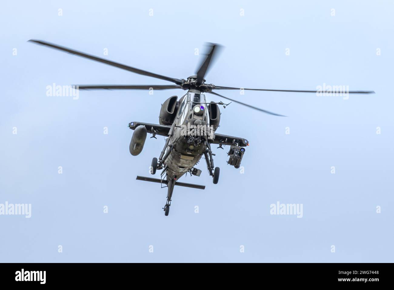 Italian Army - Agusta AH-129D Mangusta, airborne at the Royal ...