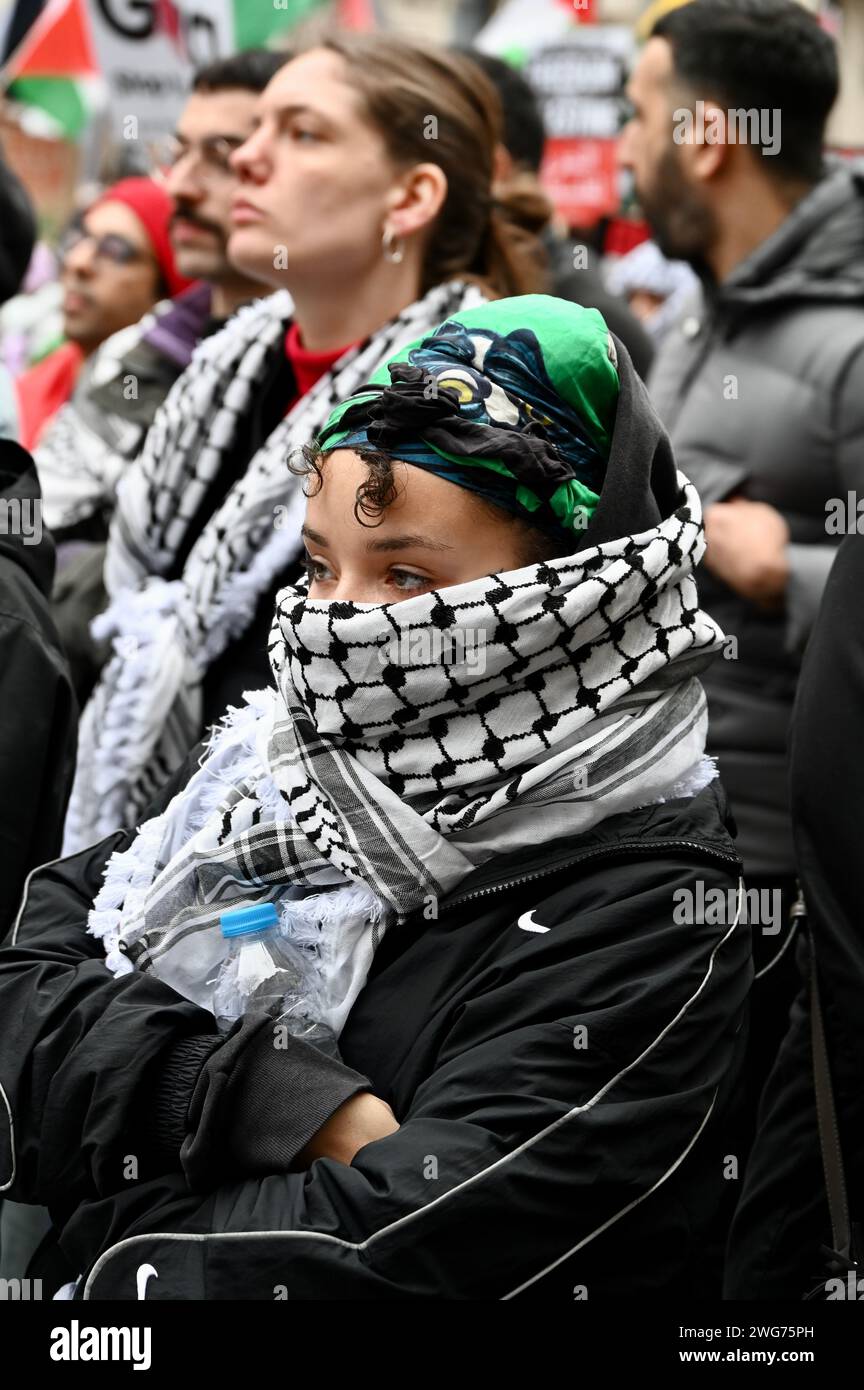 London, UK. Pro-Palestinian March. More than 10,000 protesters took to ...