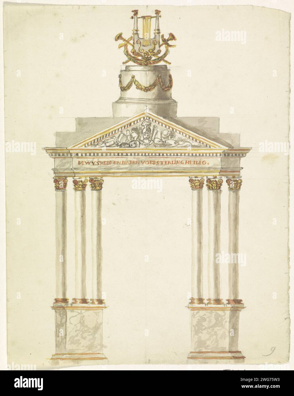 Honorary on Herengracht at the Leidsestraat, 1816, Anonymous, 1816 ...