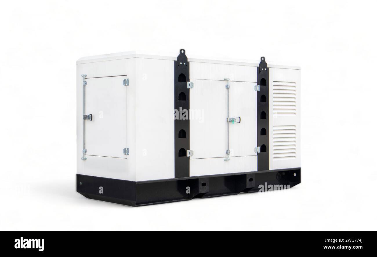 Mobile and standby industrial white auxiliary diesel generator for ...