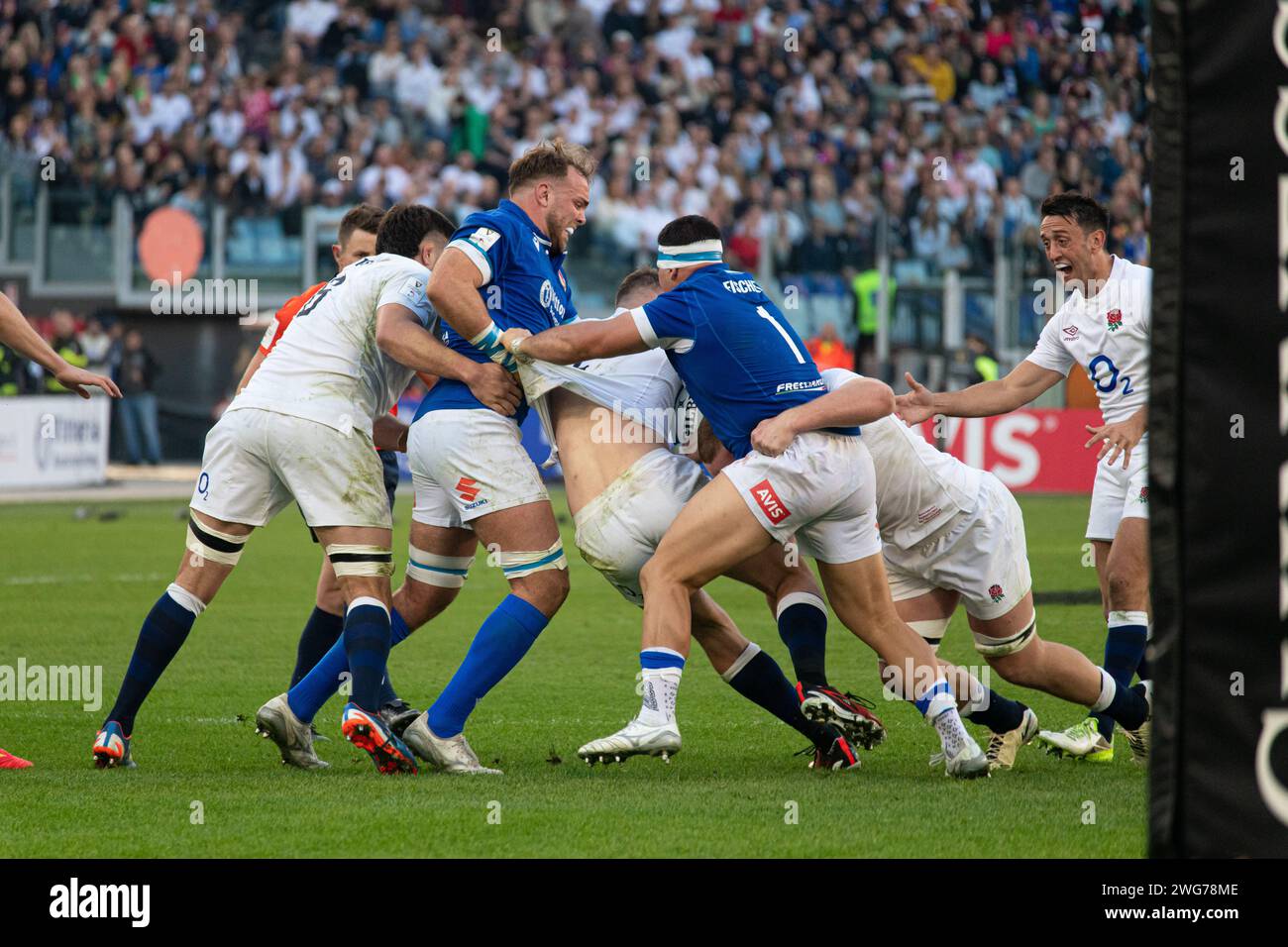 Six nations 2024 england hi-res stock photography and images - Alamy