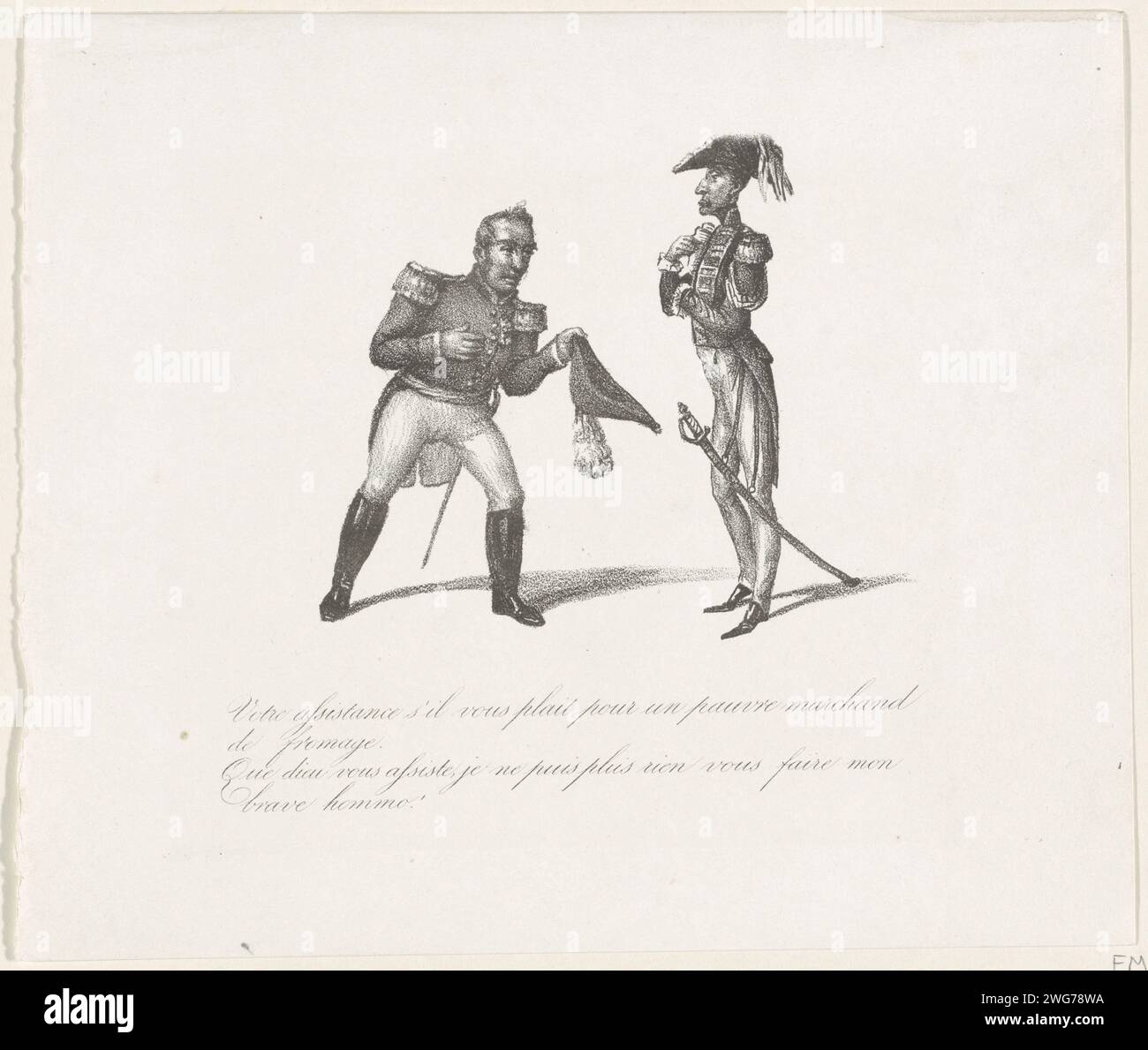 William I requests England in vain for assistance, 1839, Anonymous ...