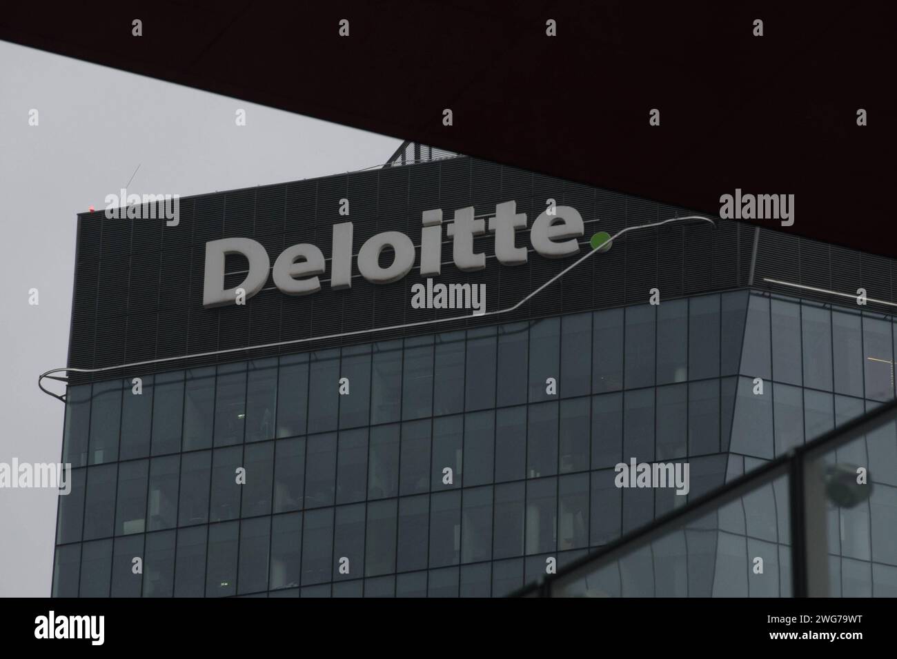Deloitte company logo hi-res stock photography and images - Alamy