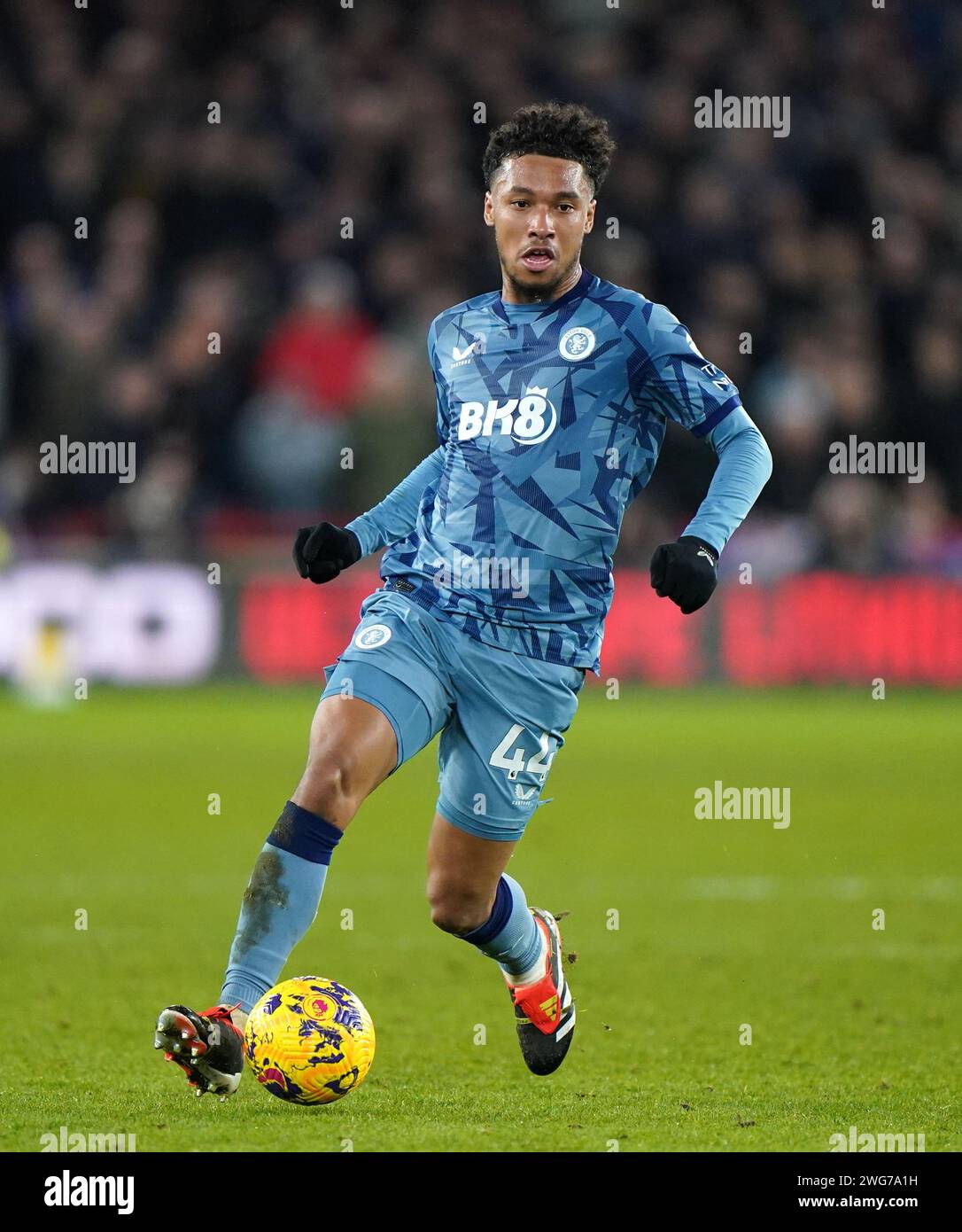 Aston Villa's Boubacar Kamara during the Premier League match at ...