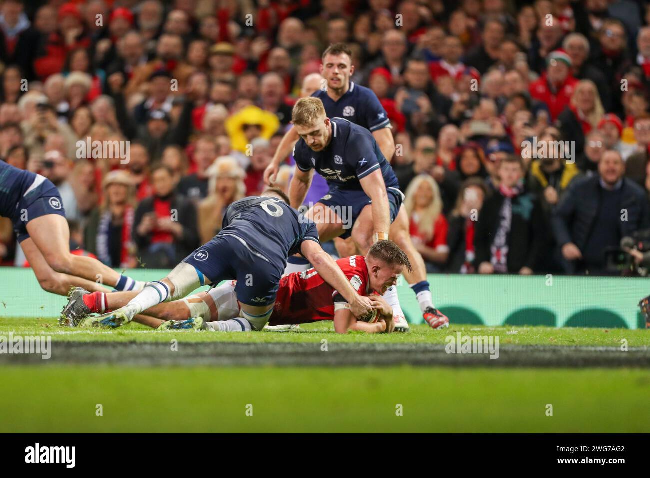 Cardiff, Wales. 3rd February 2024; Principality Stadium, Cardiff, Wales ...