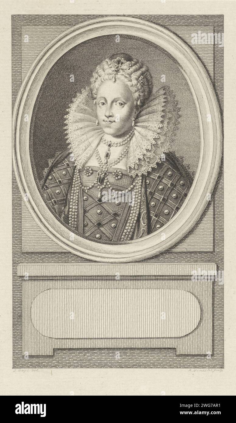 Portrait of Elizabeth I Tudor, Queen of England, Reinier Vinkeles (I ...