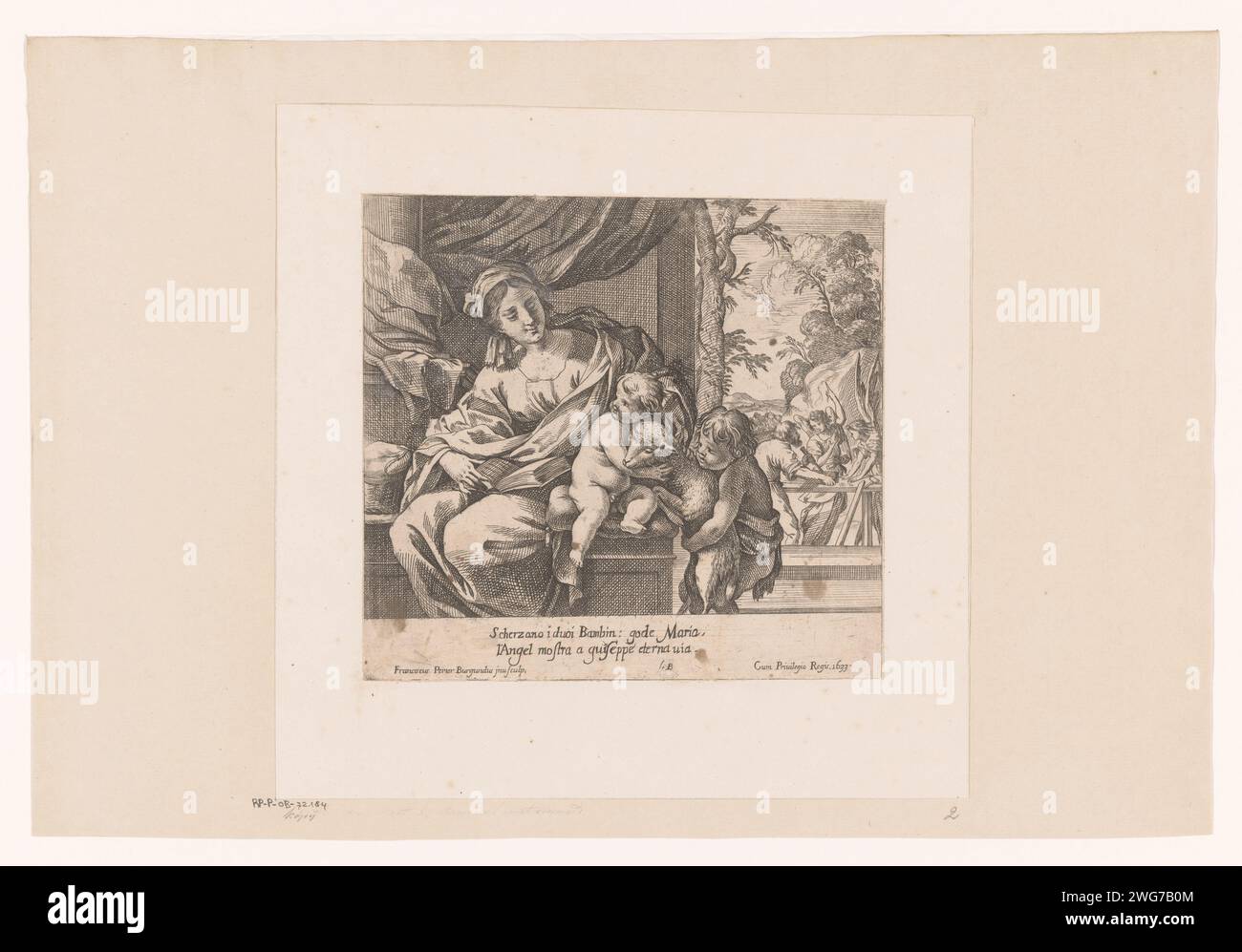 Maria with child, Johannes de Baptist and Lam, Anonymous, François ...