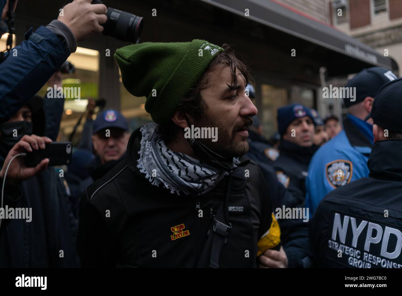 Pro Palestinian supporters held a protest in solidarity for the ...