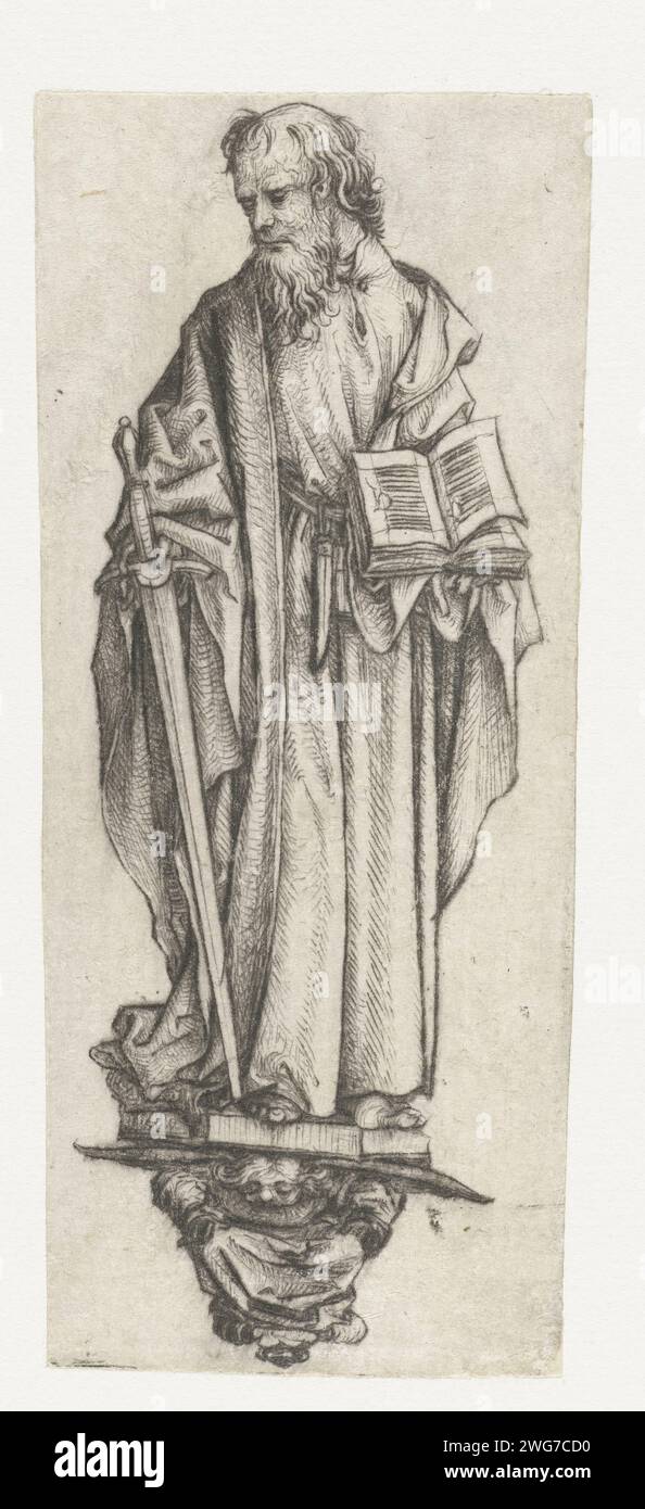 Saint Paul, standing on a console, master of the Amsterdam cabinet ...