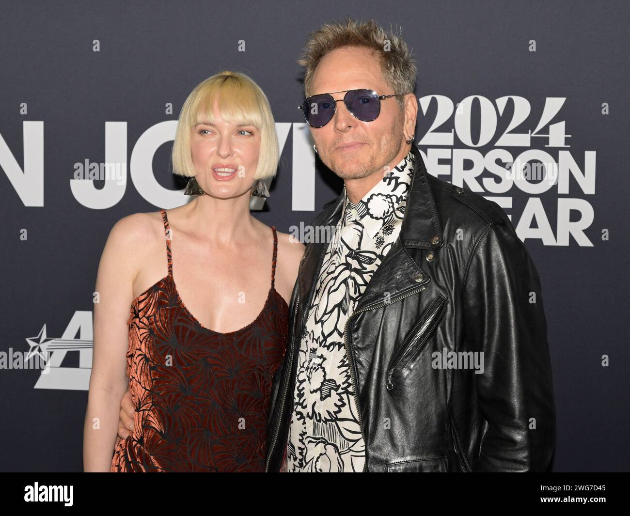 Los Angeles, California, USA. 02nd Feb, 2024. Ace Harper and Matt Sorum ...
