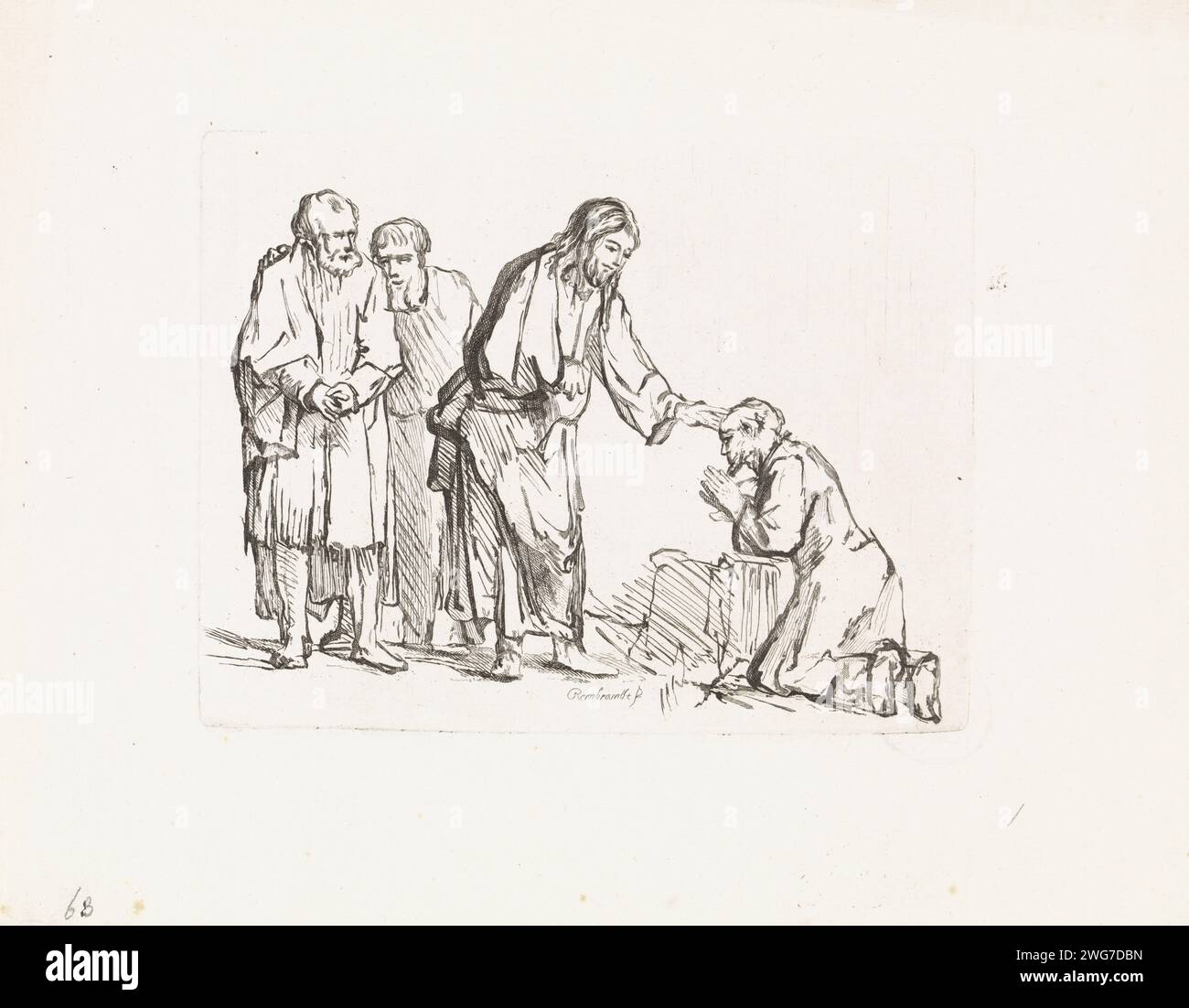 Christ healing the leper hi-res stock photography and images - Alamy