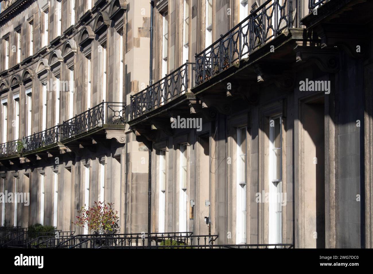 Randolph Crescent part of Edinburgh's famous Georgian New Town ...