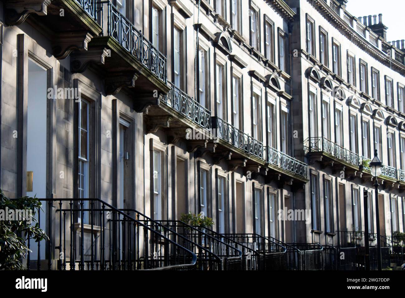 Randolph Crescent part of Edinburgh's famous Georgian New Town ...