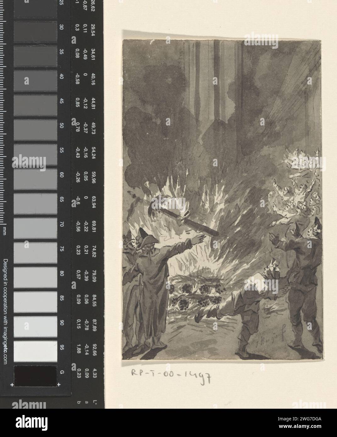 Burning the Freedom Tree in Breda after the departure of the French ...