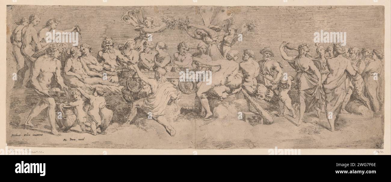 Marriage of Psyche and Cupido, François Perrier, After Rafaël, 1590 ...