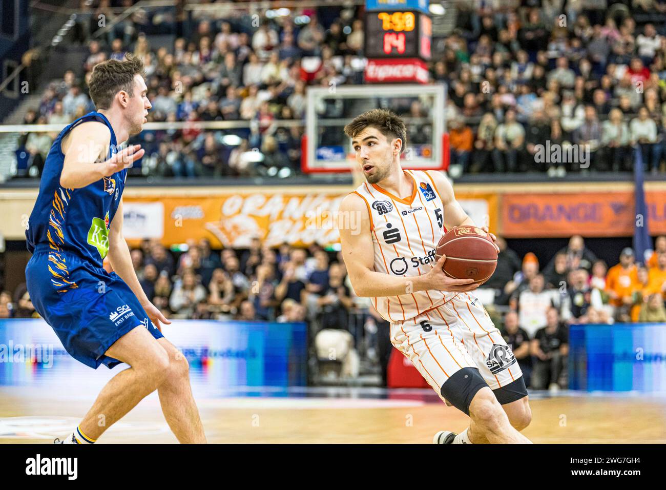 Rostock, Deutschland 03. Februar 2024: 1.BBL - 2023/2024 - Rostock ...
