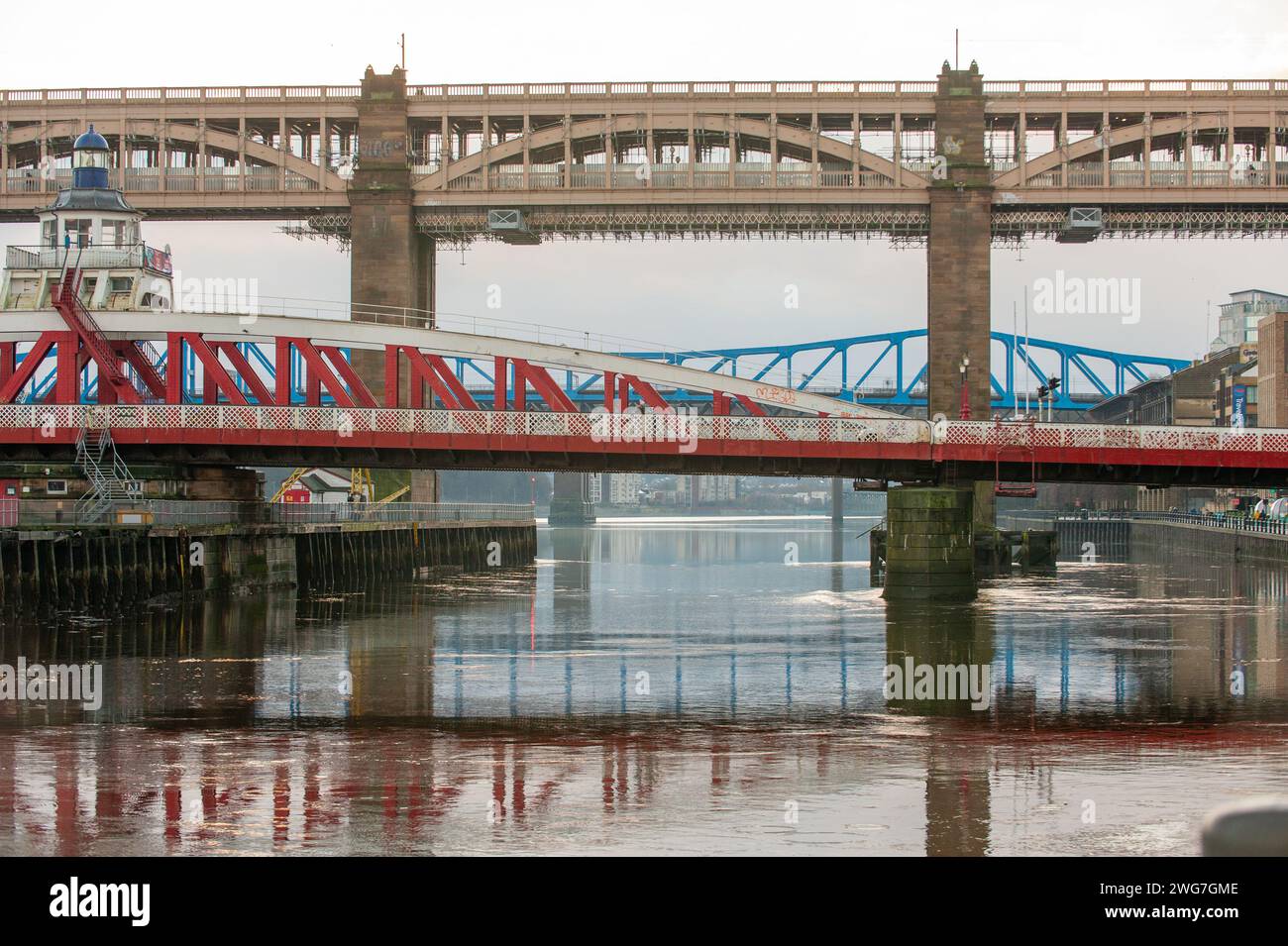 Newcastle Bridges: Iconic Structures Linking the Cityscape Stock Photo ...