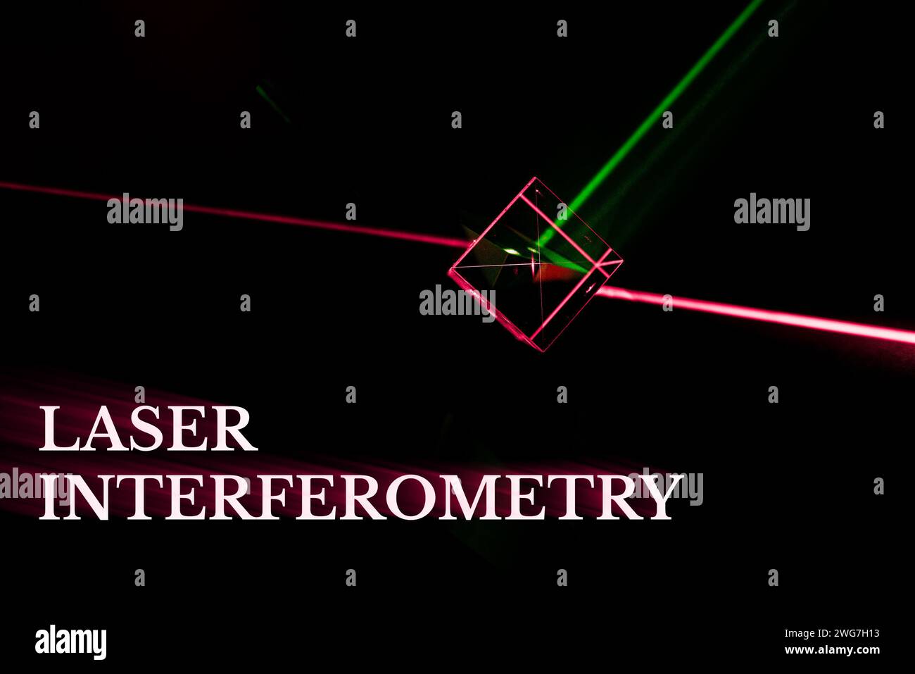 Laser Interferometry: Measures very small displacements in various applications Stock Photo - Alamy