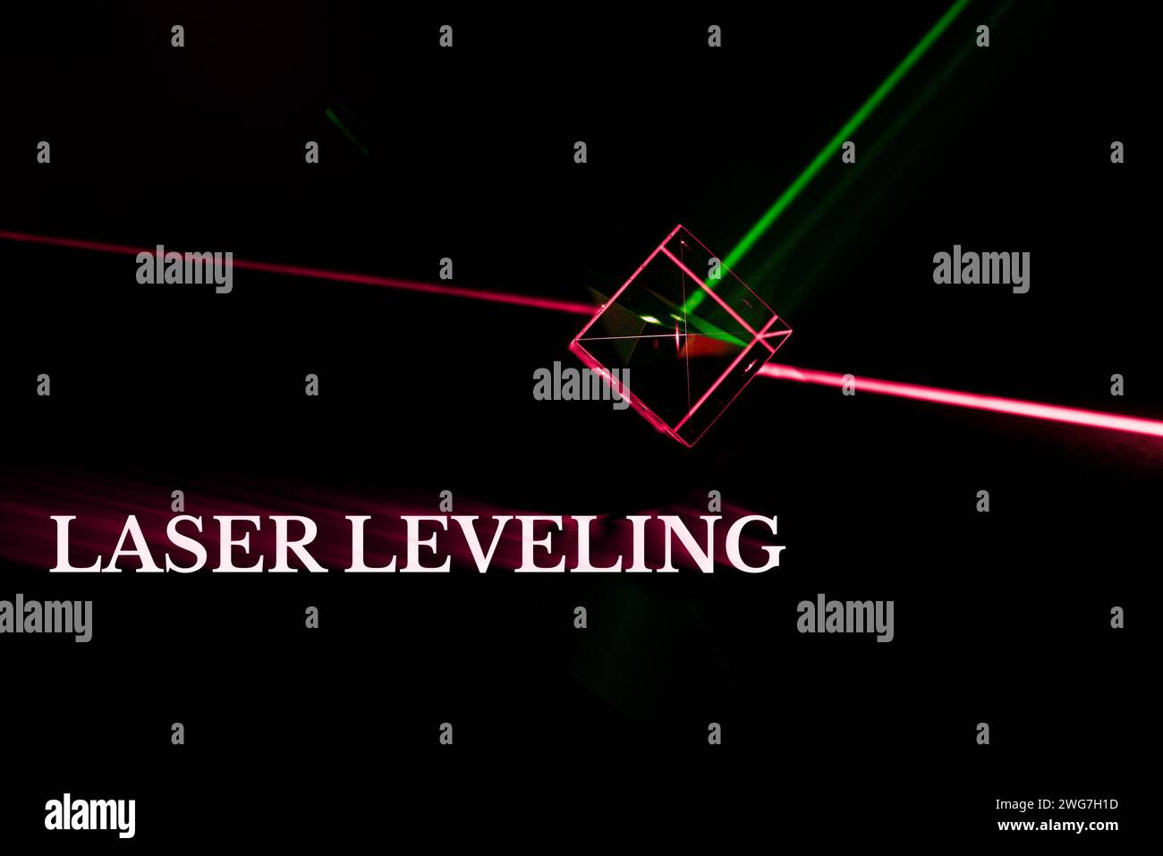 Laser Leveling: Lasers create a straight reference line for ...