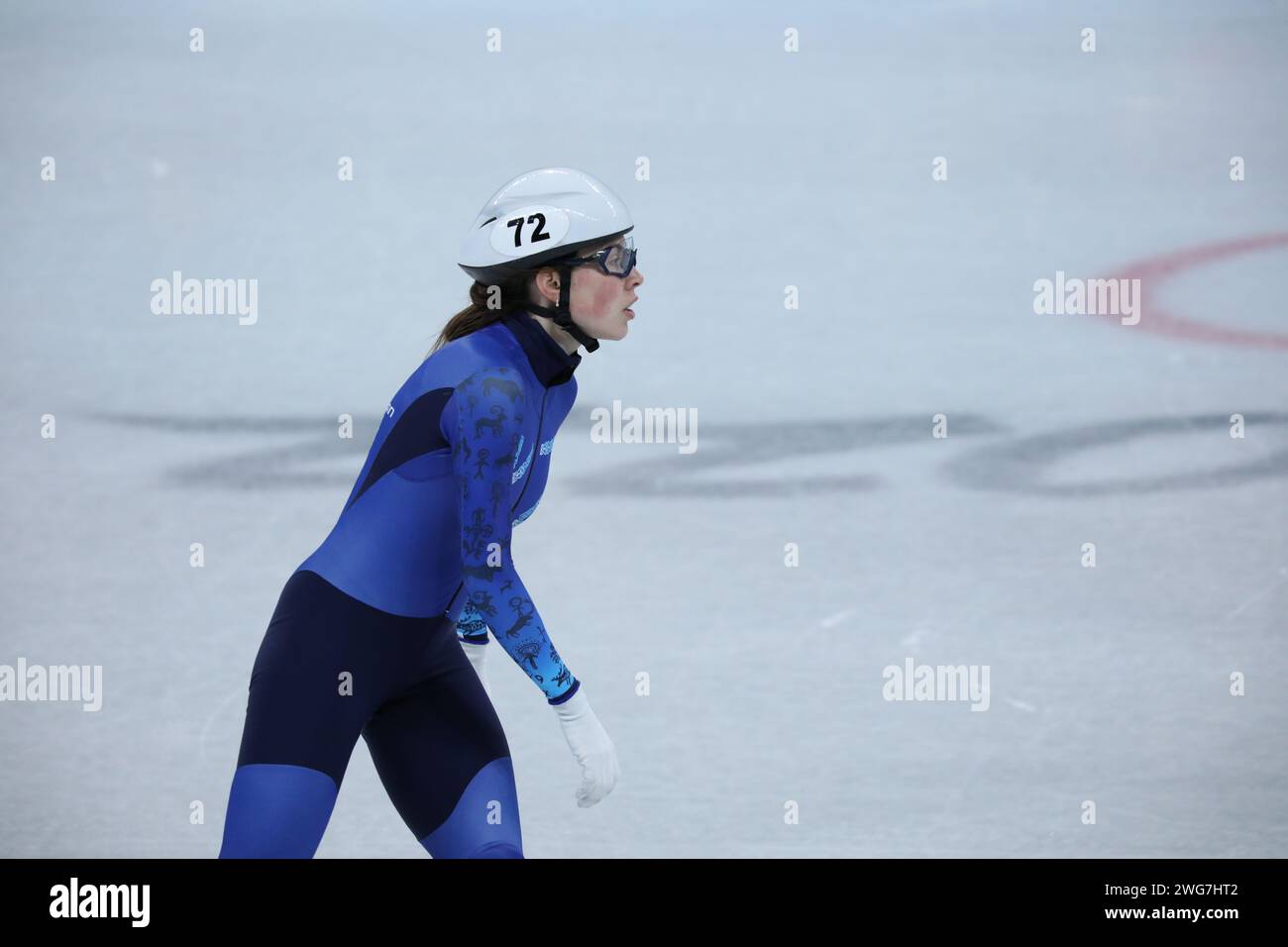 FEB 5, 2022 - Beijing, China: Olga TIKHONOVA #72 of Team Kazakhstan in ...