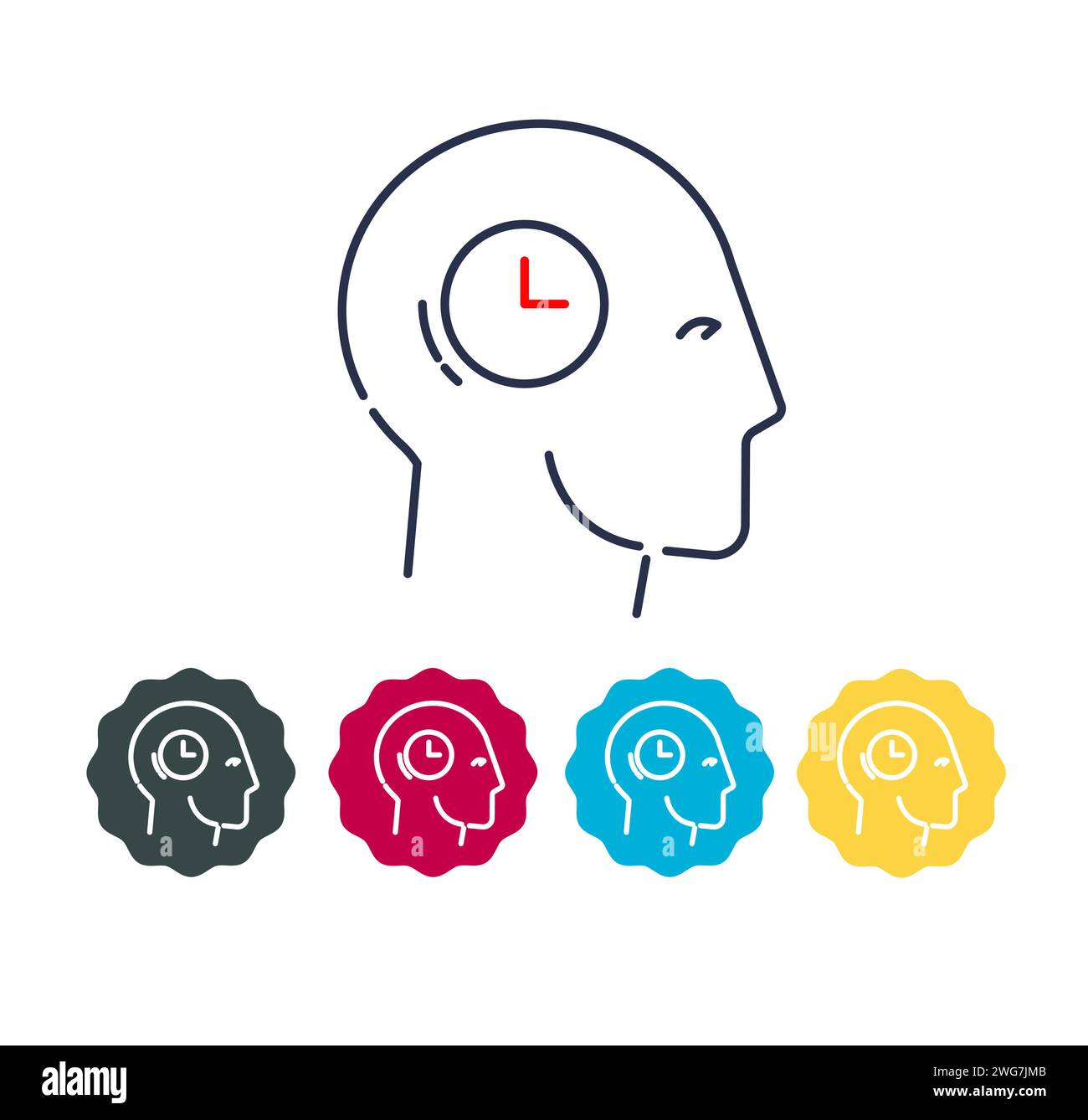 Senior neurological disorder Stock Vector Images - Alamy