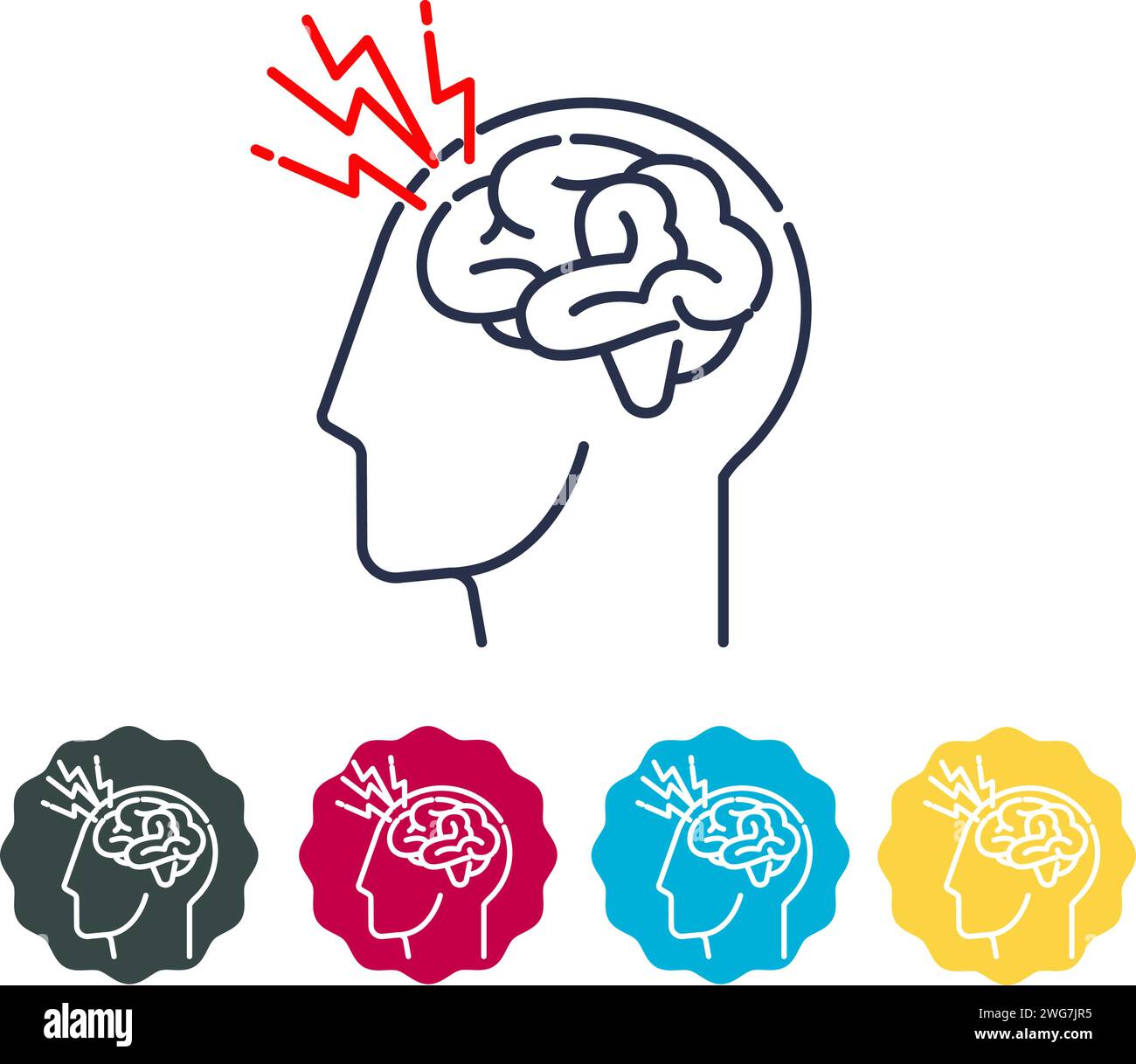 Migraine despair Cut Out Stock Images & Pictures - Alamy