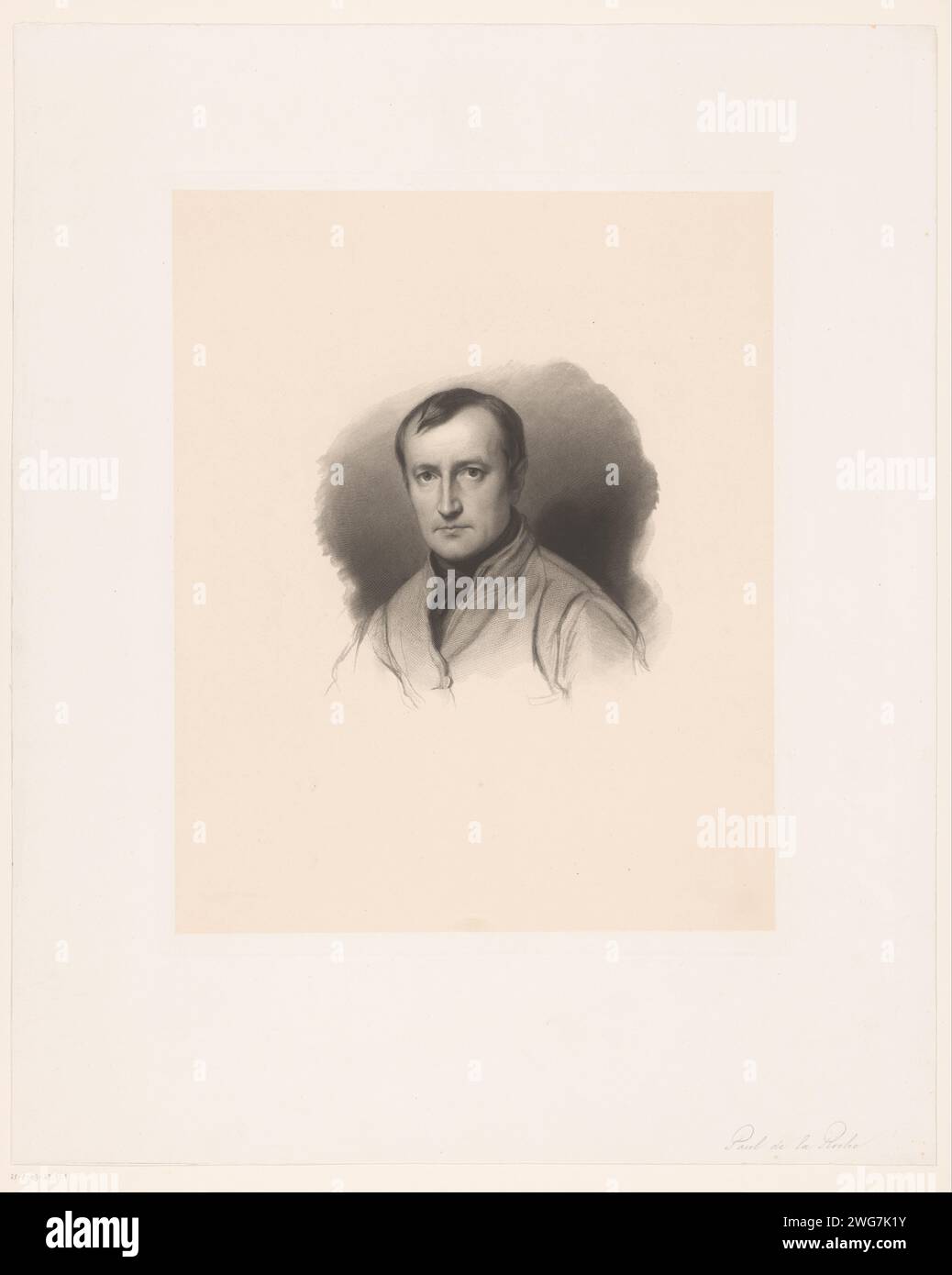Portret van Paul Delaroche, Aristide Louis, After Paul Delaroche, 1845 ...