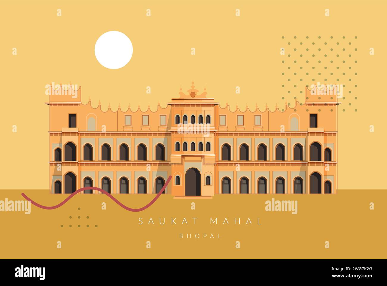 Indo islamic gate Stock Vector Images - Alamy