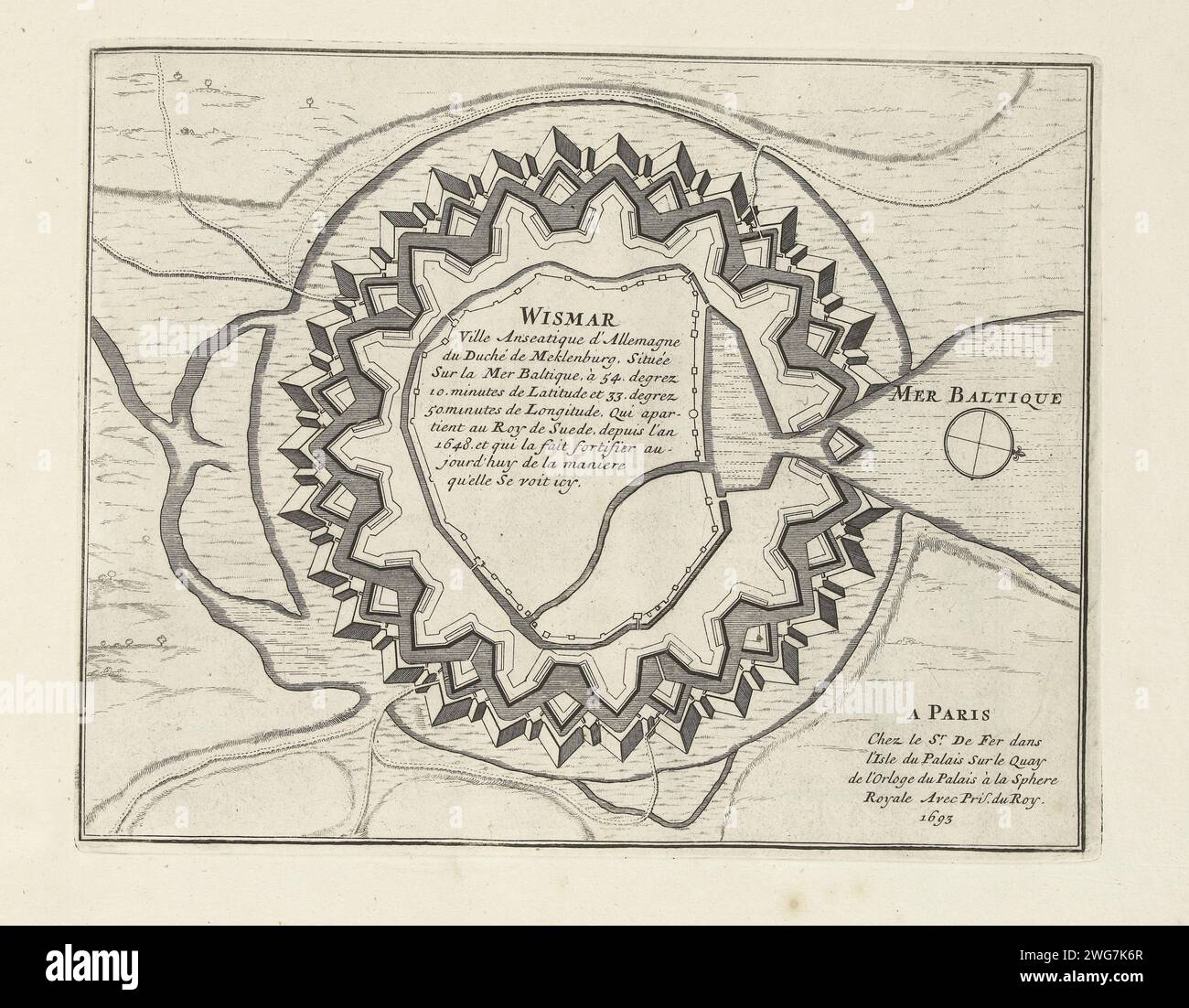 Map of wismar hi-res stock photography and images - Alamy