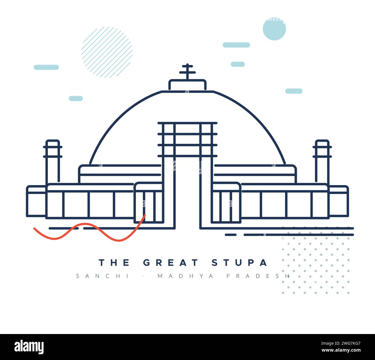 Sanchi Stock Vector Images - Alamy