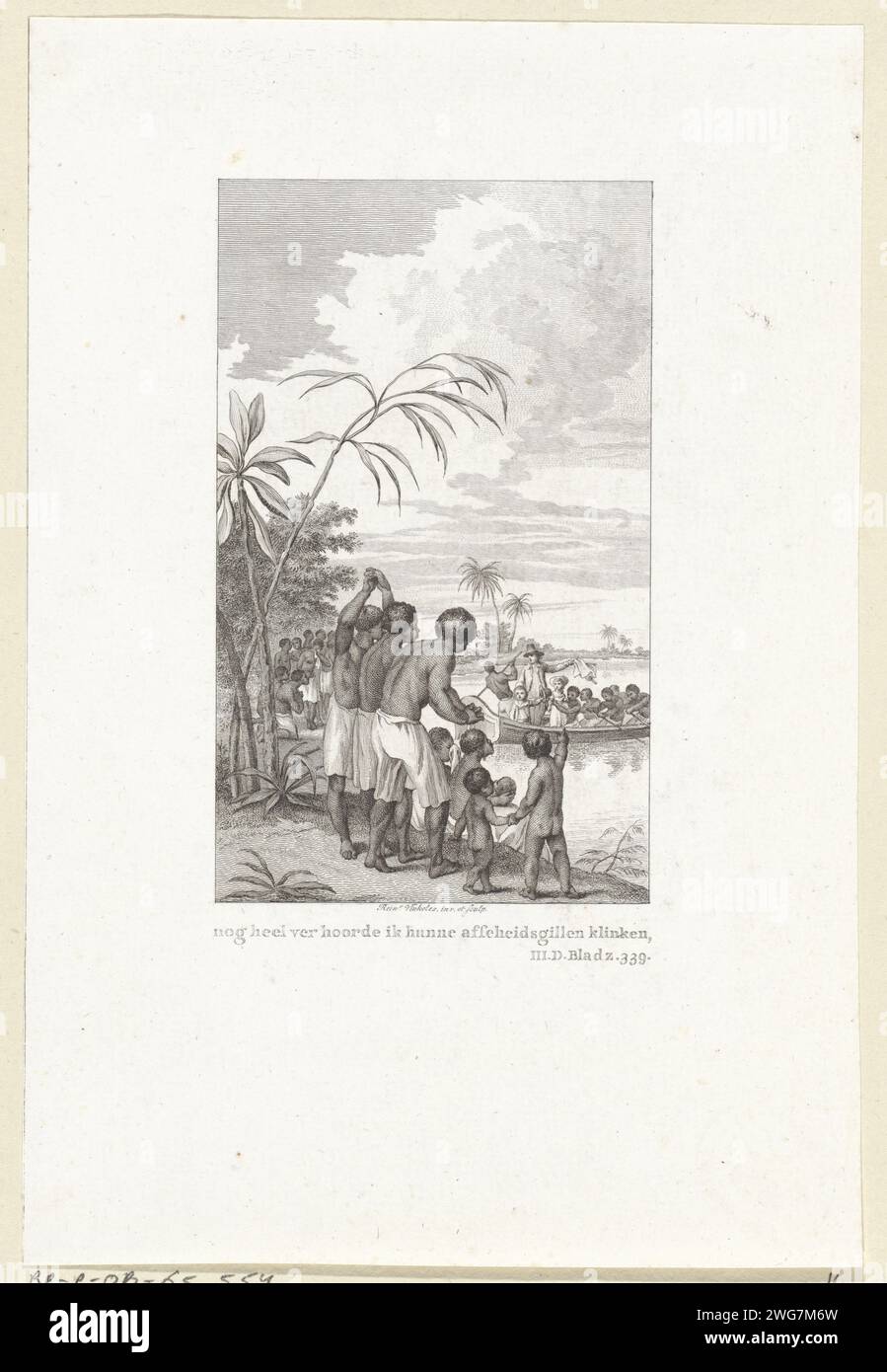 Reinhart says goodbye, Reinier Vinkeles (I), 1792 - 1802 print Reinhart ...