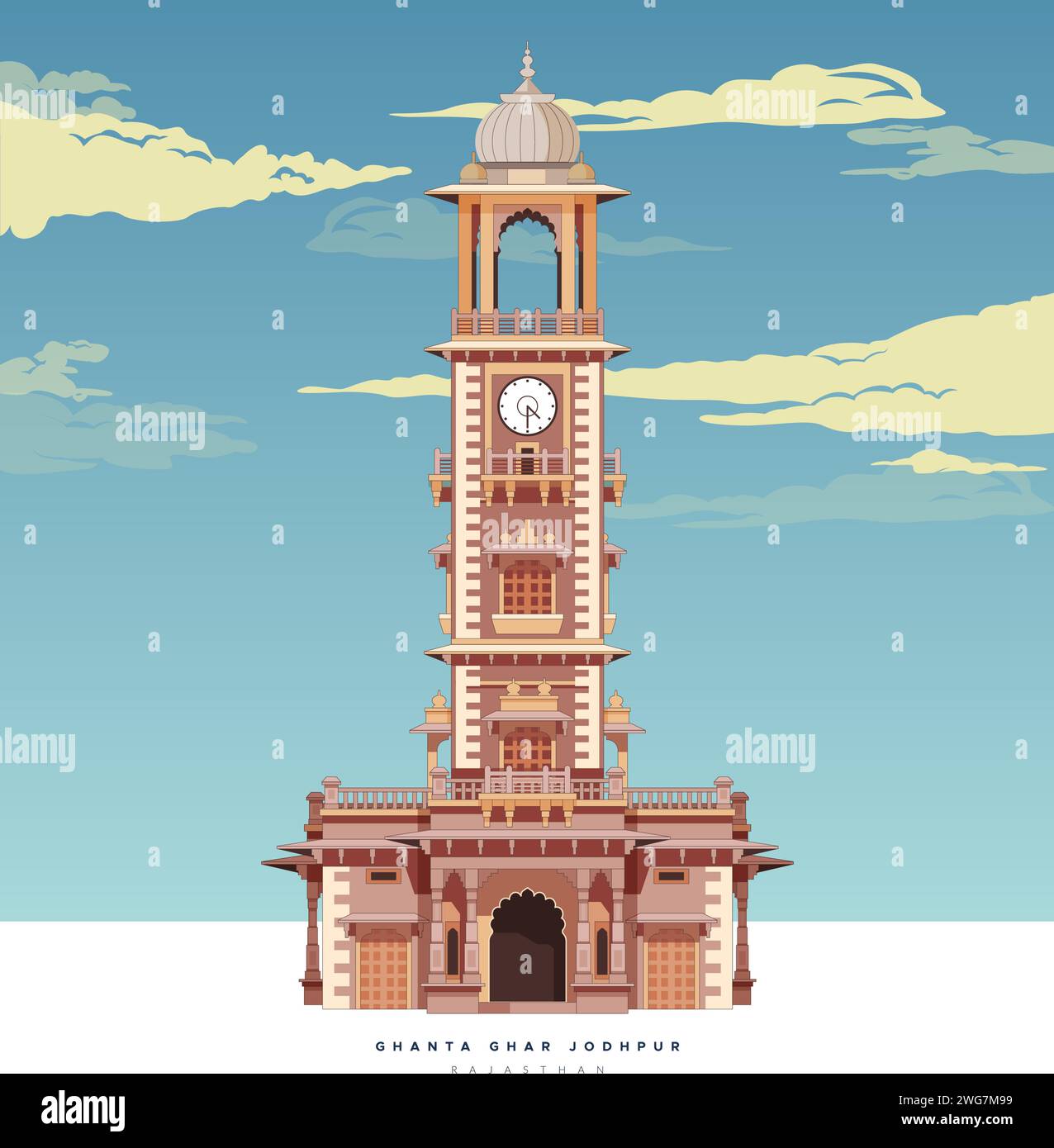 Market jodhpur Stock Vector Images - Alamy