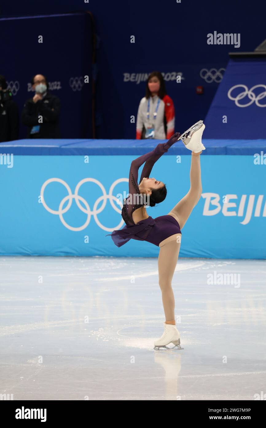 FEB 6, 2022 - Beijing, China: Zhu Yi of Team China skates her Short ...