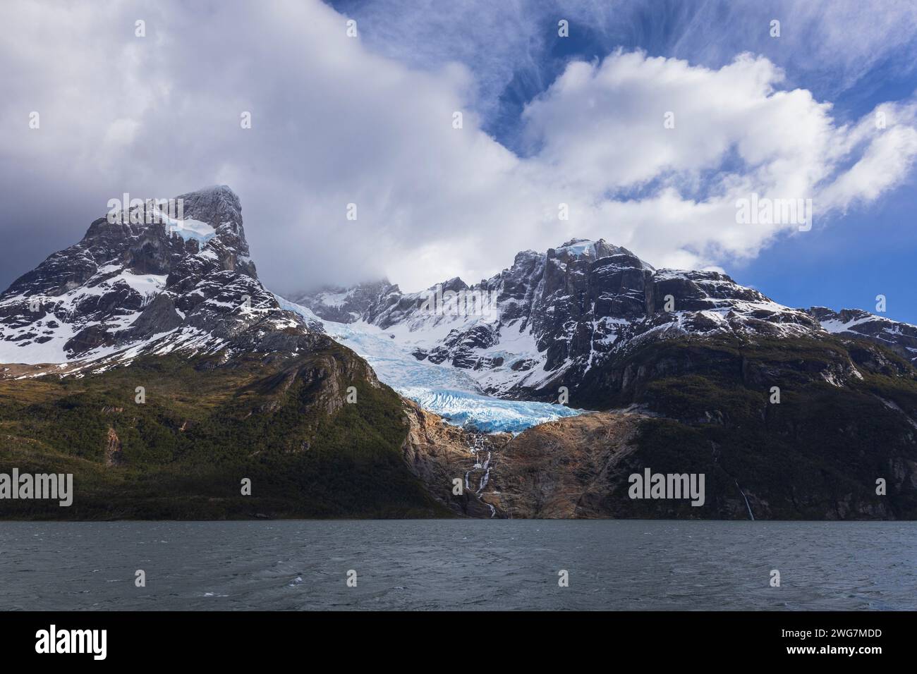 Balmaceda and Serrano Glaciers - Patagonia Chile Stock Photo - Alamy