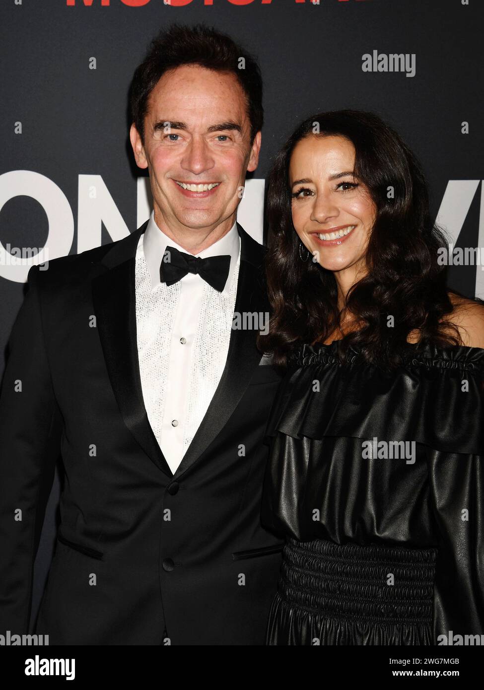 LOS ANGELES, CALIFORNIA - FEBRUARY 02: (L-R) Steve Boom, MusiCares ...