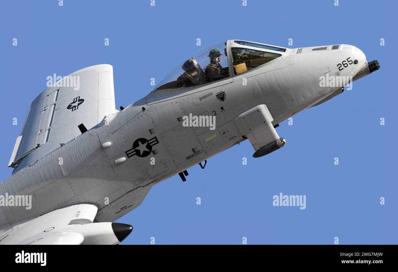 Ein Erdkampfflugzeug der US-amerikanischen Luftwaffe USAF vom Typ ...
