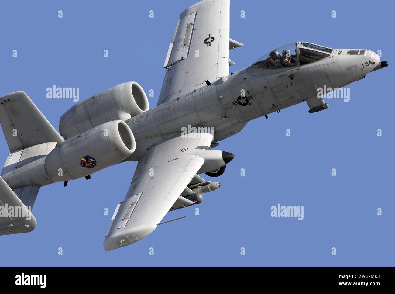 Ein Erdkampfflugzeug der US-amerikanischen Luftwaffe USAF vom Typ ...