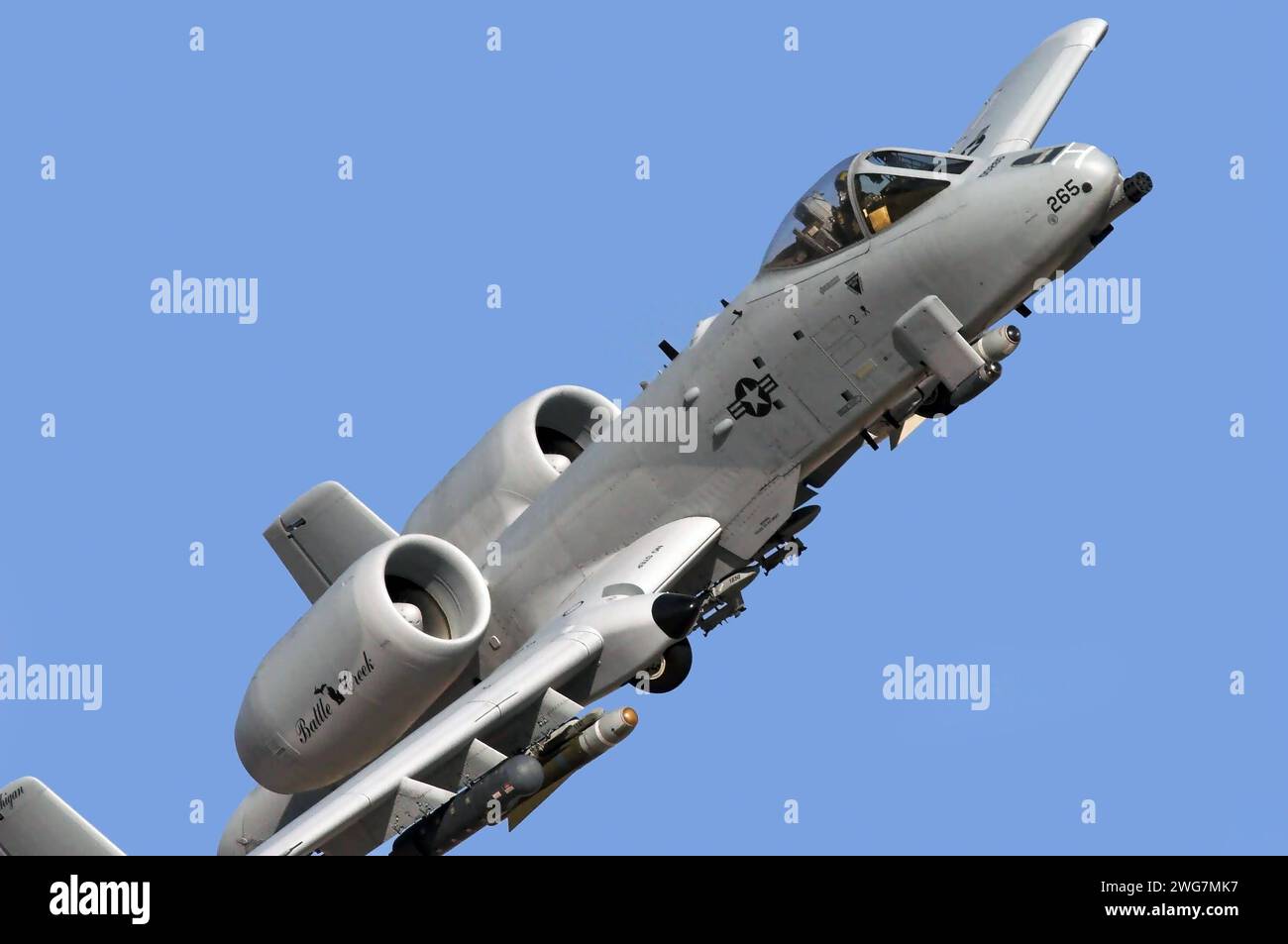 Ein Erdkampfflugzeug der US-amerikanischen Luftwaffe USAF vom Typ ...