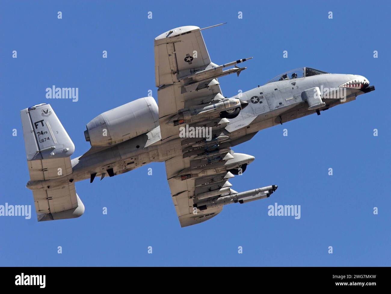 Ein Erdkampfflugzeug der US-amerikanischen Luftwaffe USAF vom Typ ...