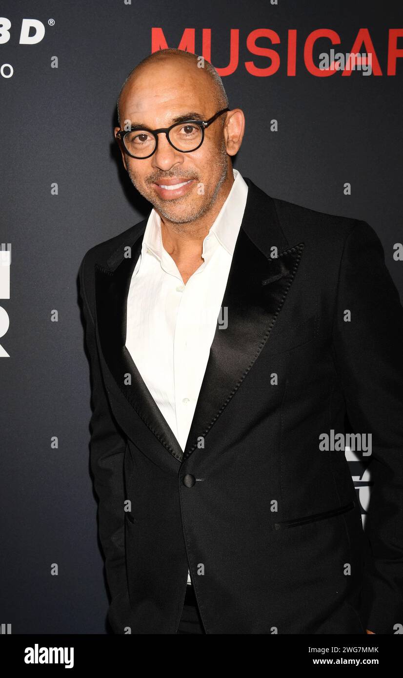 LOS ANGELES, CALIFORNIA - FEBRUARY 02: Harvey Mason Jr., CEO, the ...