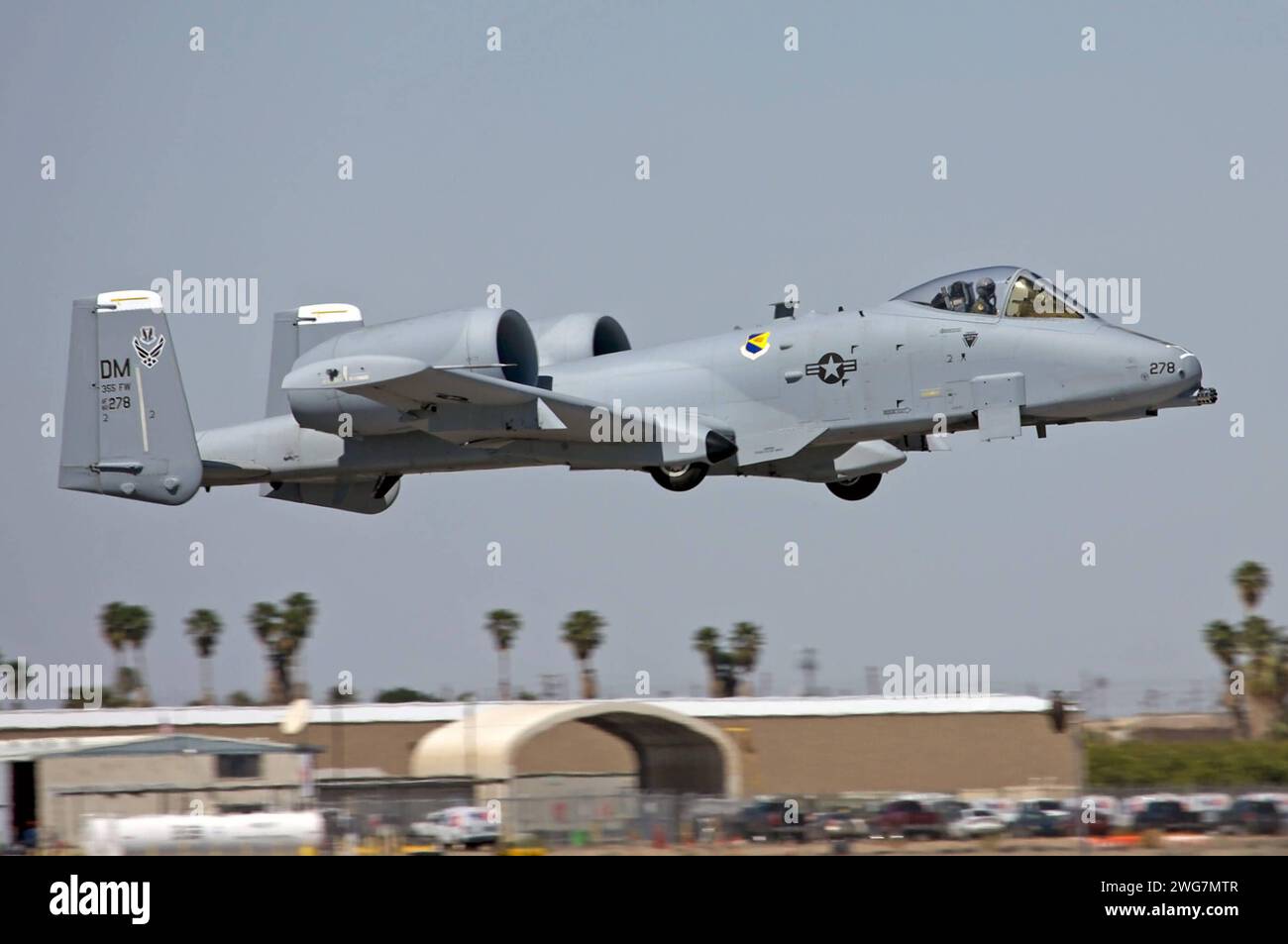 Ein Erdkampfflugzeug der US-amerikanischen Luftwaffe USAF vom Typ ...