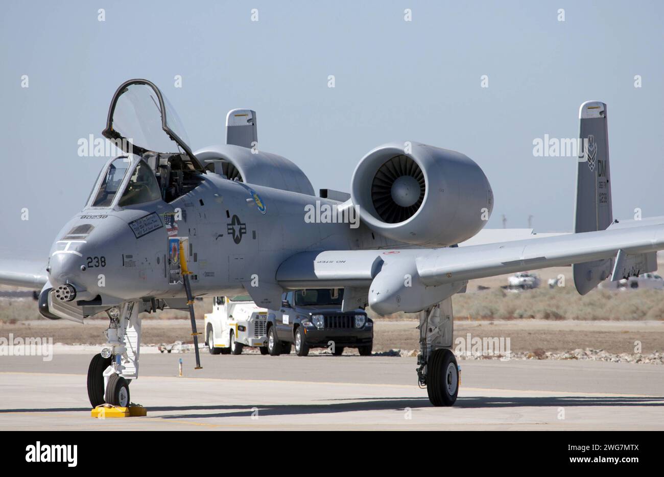 Ein Erdkampfflugzeug der US-amerikanischen Luftwaffe USAF vom Typ ...