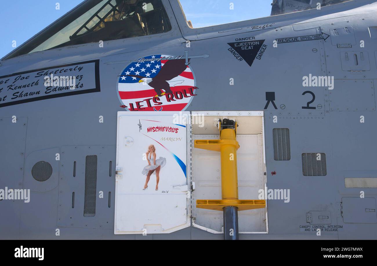 Ein Erdkampfflugzeug der US-amerikanischen Luftwaffe USAF vom Typ ...
