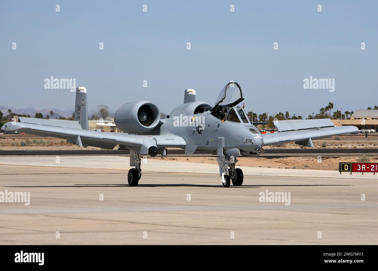 Ein Erdkampfflugzeug der US-amerikanischen Luftwaffe USAF vom Typ ...