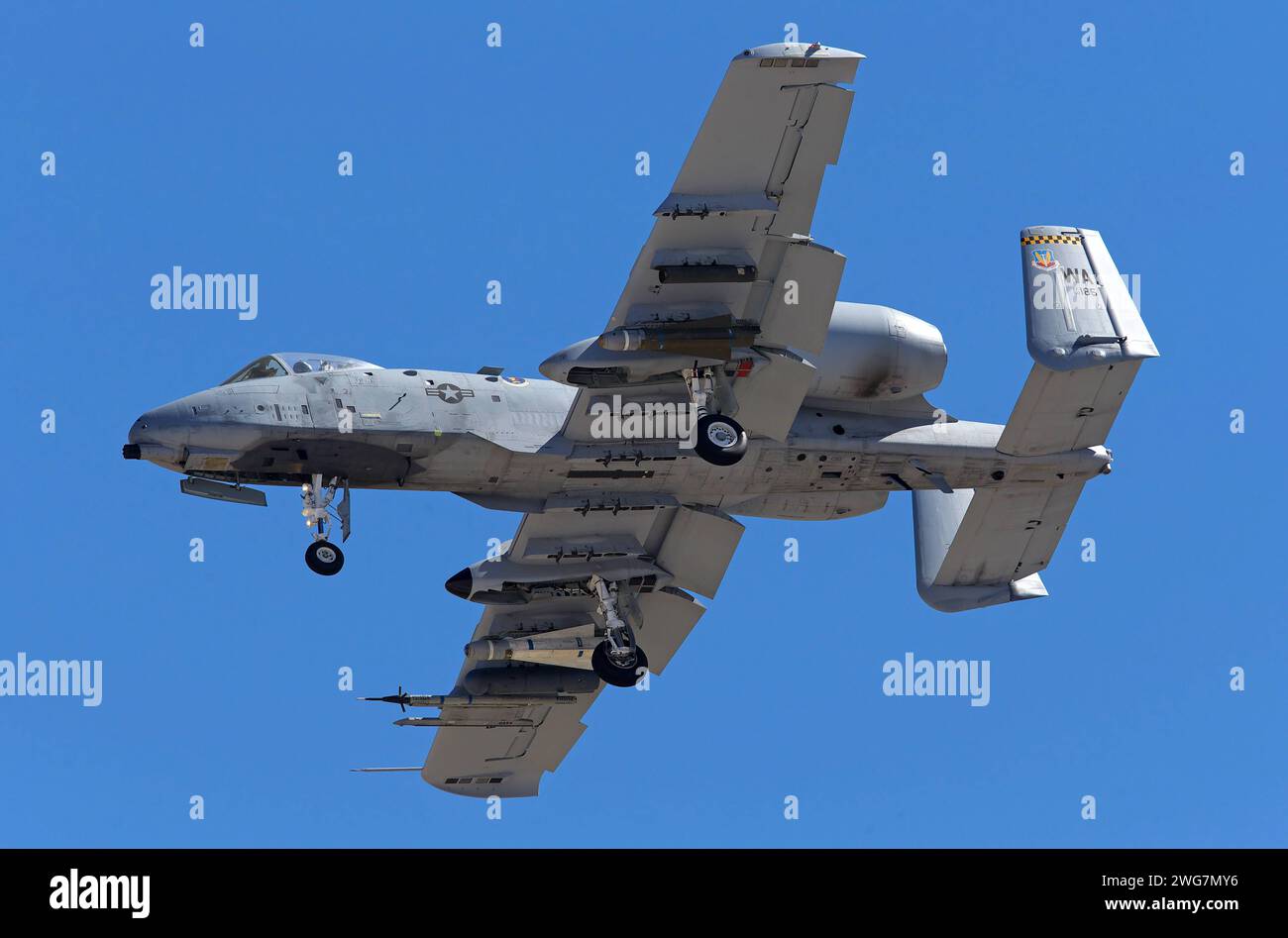 Ein Erdkampfflugzeug der US-amerikanischen Luftwaffe USAF vom Typ ...