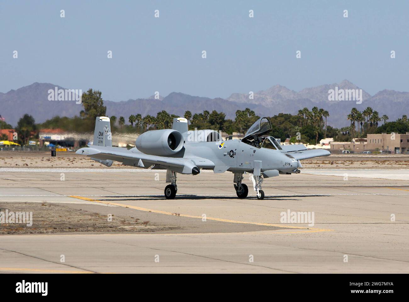 Ein Erdkampfflugzeug der US-amerikanischen Luftwaffe USAF vom Typ ...